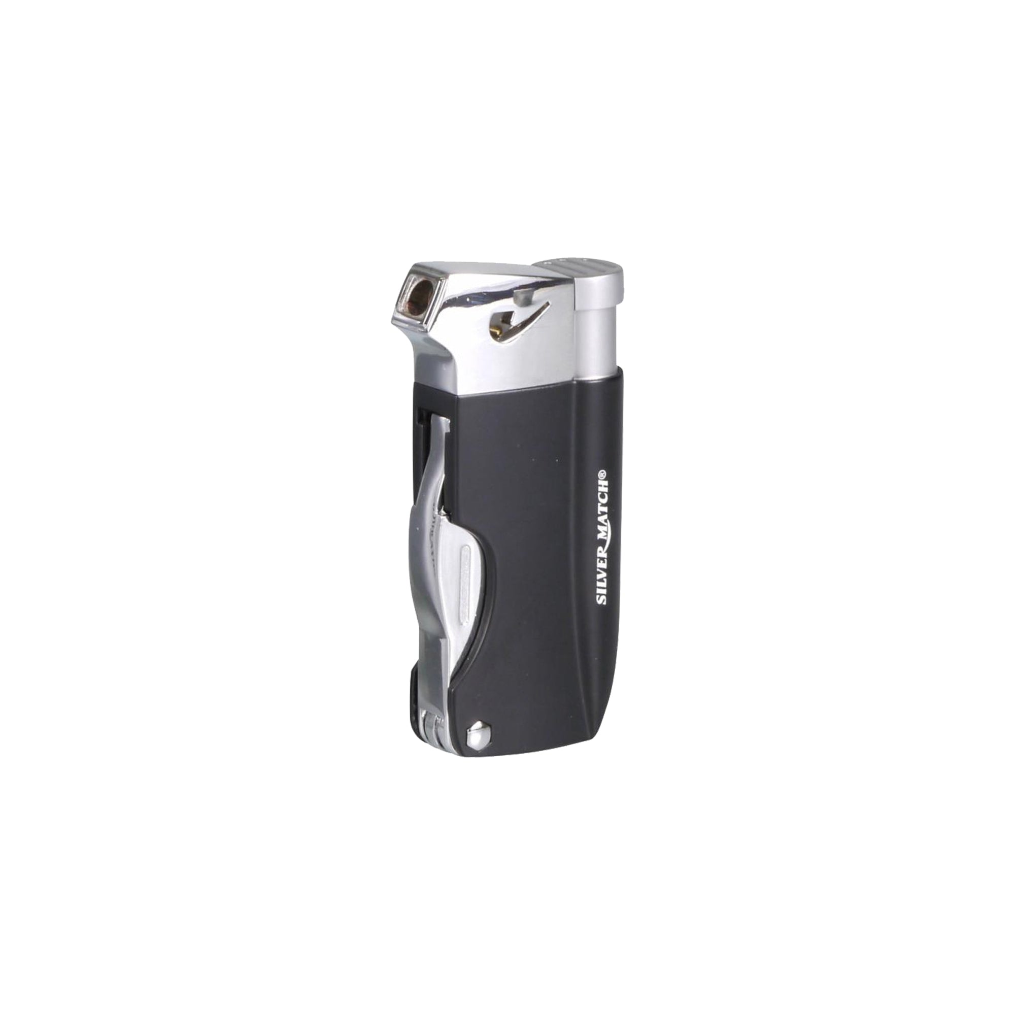 SILVER MATCH Pipe Lighter assorted with 3-part pipe tool